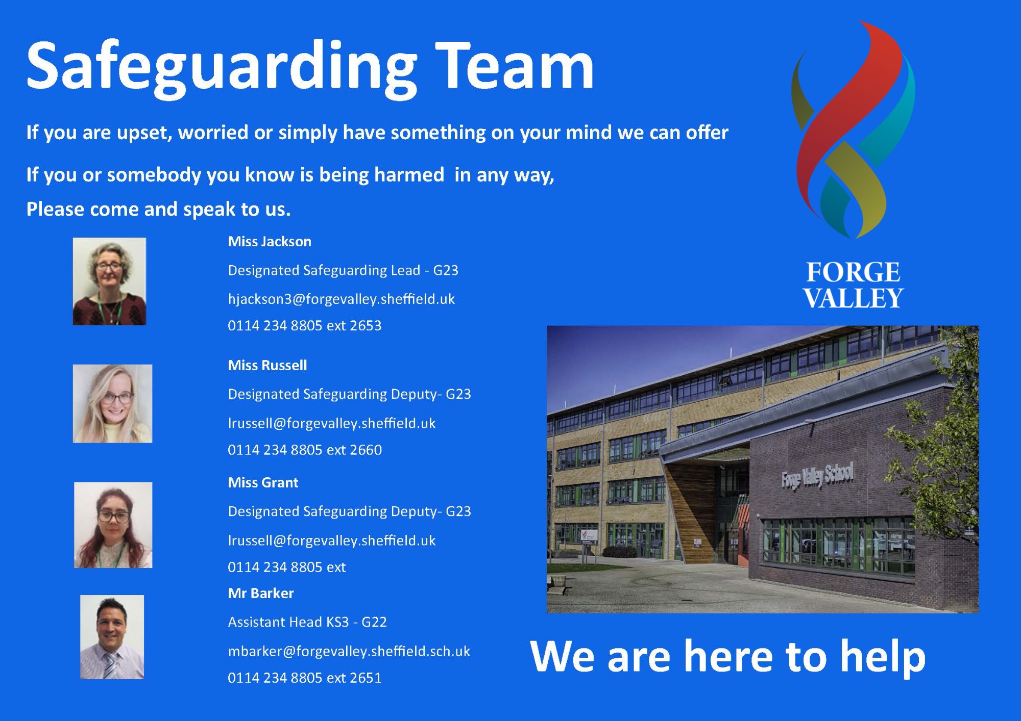 Forge Valley - The Safeguarding Team